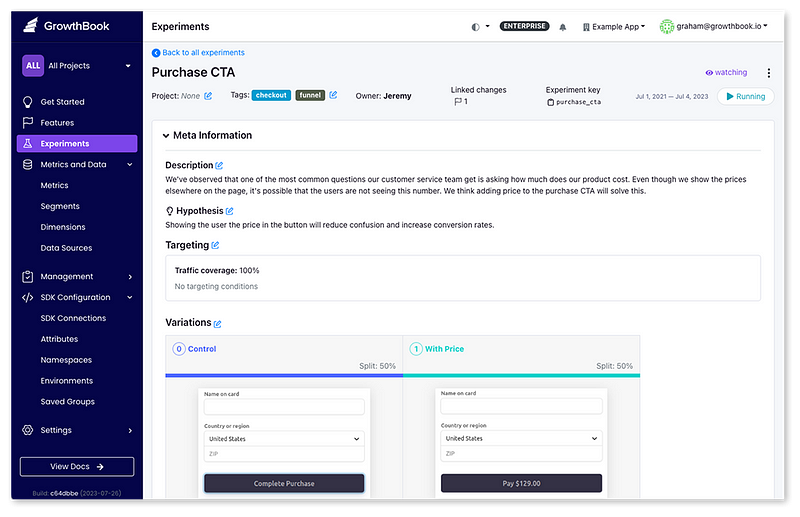 GrowthBook Version 2.3