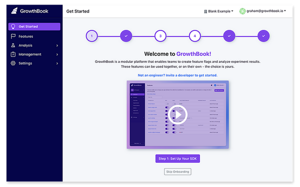 GrowthBook Version 1.6